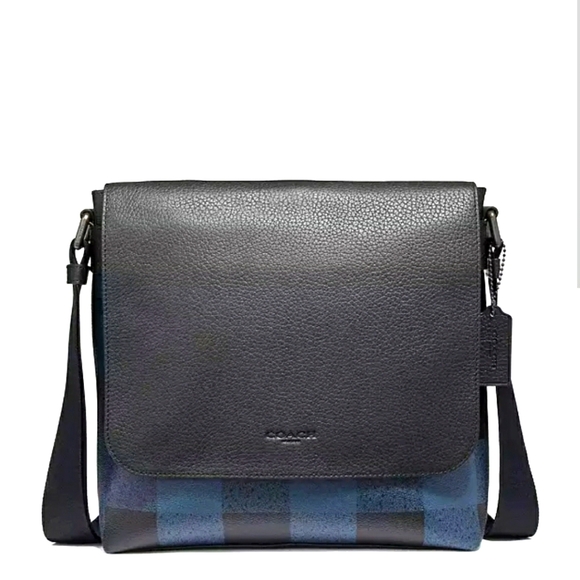 Coach | Bags | Coach Designer Leather Charle Small Messenger Buffalo ...